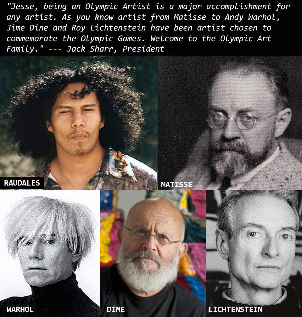 Olympic Artist Jesse Raudales with the Greats – jesseraudales